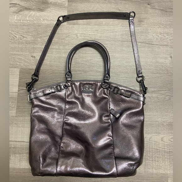 Coach | Bags | Coach Vintage Madison Lindsay Leather Satchel No 8627 ...